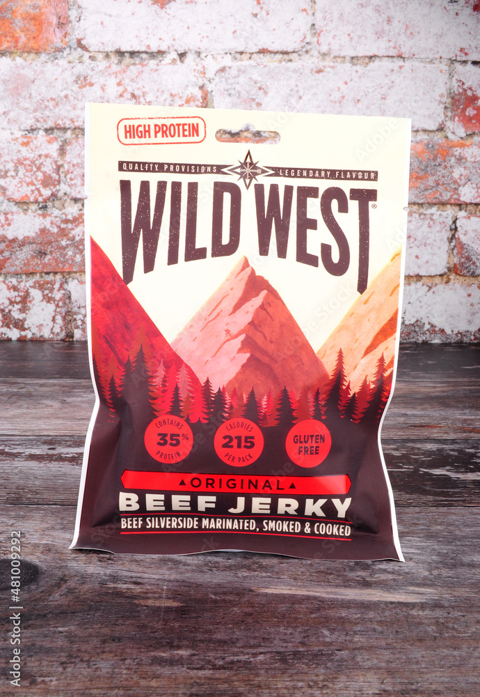 Wild West Foods original beef jerky made with marinated smoked ...