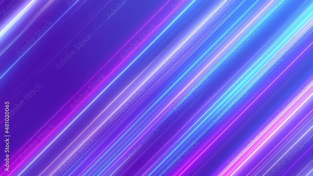 Abstract neon lines loop animation. Modern background, seamless motion ...