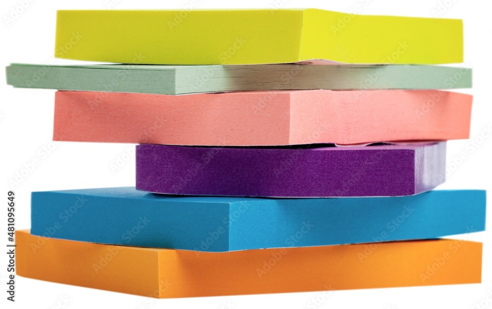 Set of different colorful stationery and stick Stock Photo | Adobe Stock