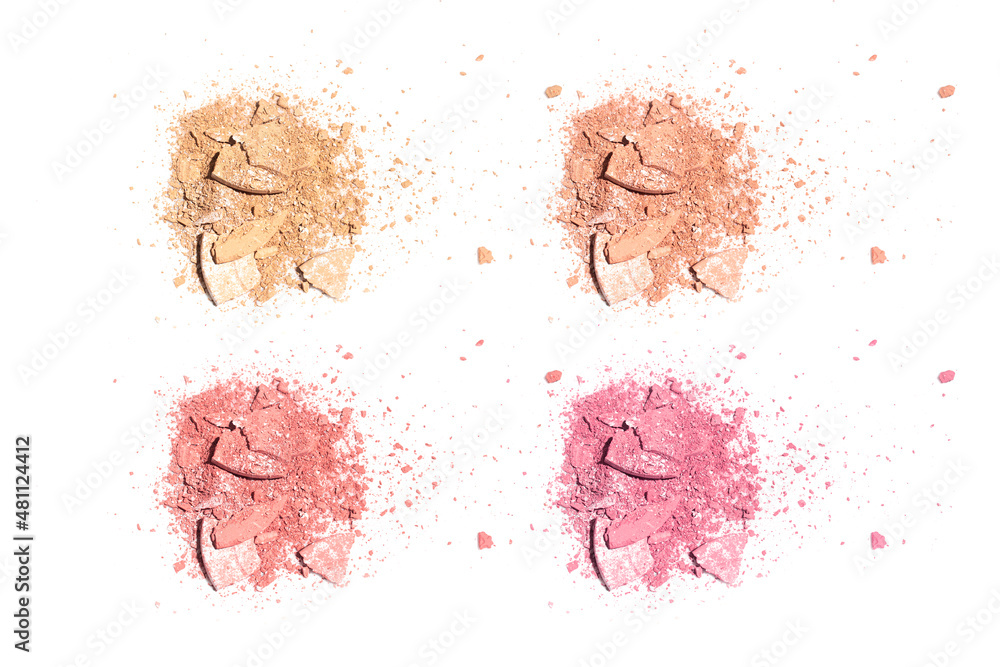 cosmetic makeup swatch smudge powder texture foundation primer product ...