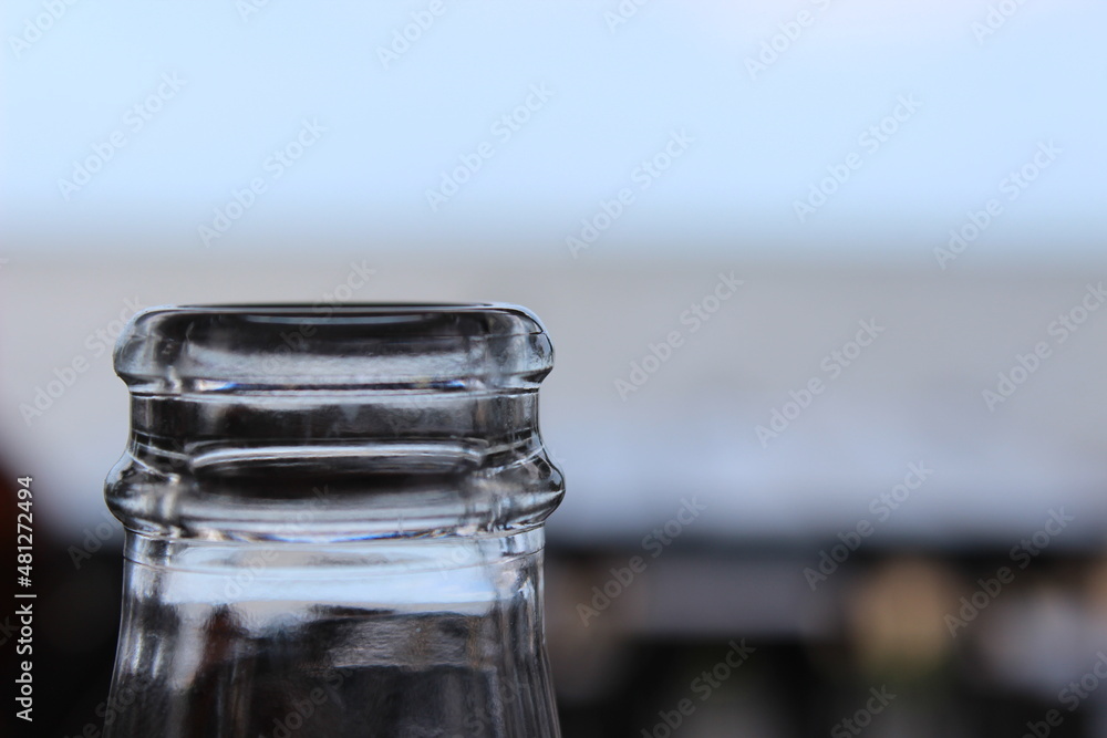 The top of a beer bottle Stock Photo | Adobe Stock