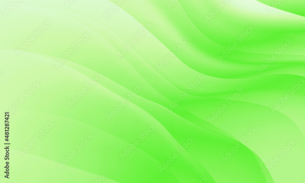 Abstract green white colors gradient with wave nature texture ...