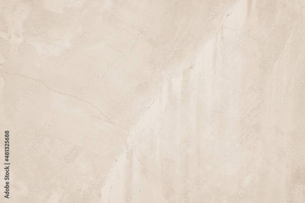 Cream concreted wall for interiors or outdoor exposed surface polished ...