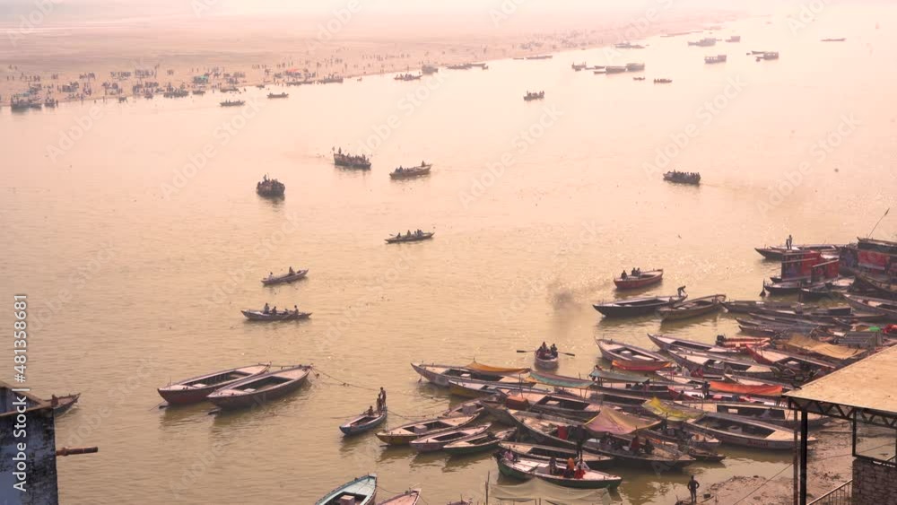 ancient, asia, asian, background, banaras, benares, boat, boats ...