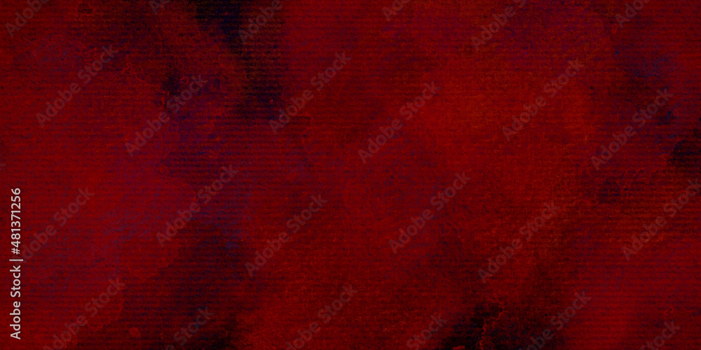 Scary Red and black horror background. Dark grunge red concrete. Dark ...