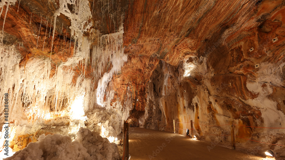 Parque Cultural de la Montaña de Sal, Cardona, Barcelona, España Stock ...