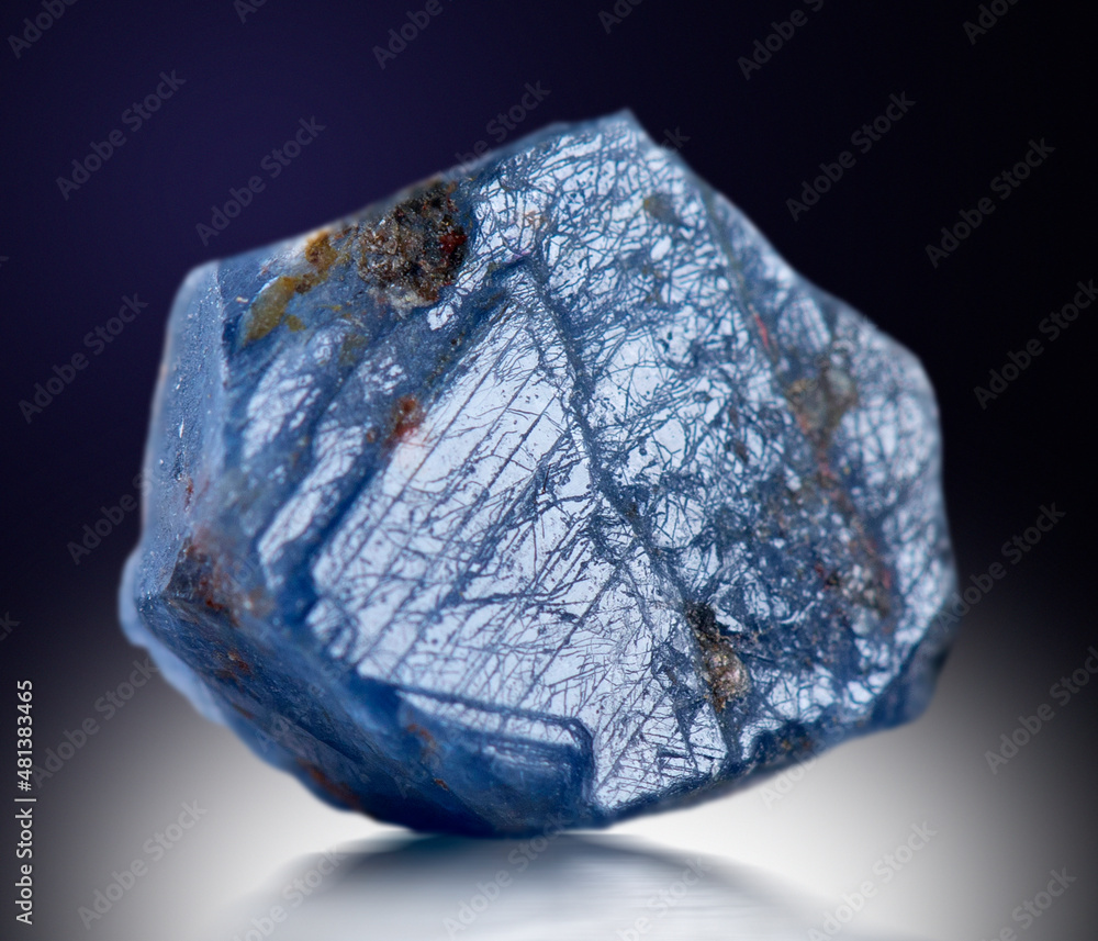 sapphire mineral specimen stone rock geology gem crystal Stock Photo ...