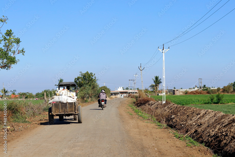 This Photo captured in Indian small village and rural areas in Gujarat ...