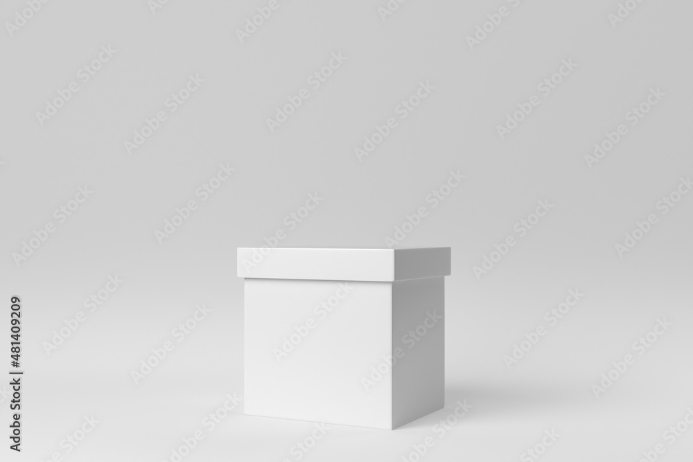Packaging boxes on white background. Design Template, Mock up. 3D ...