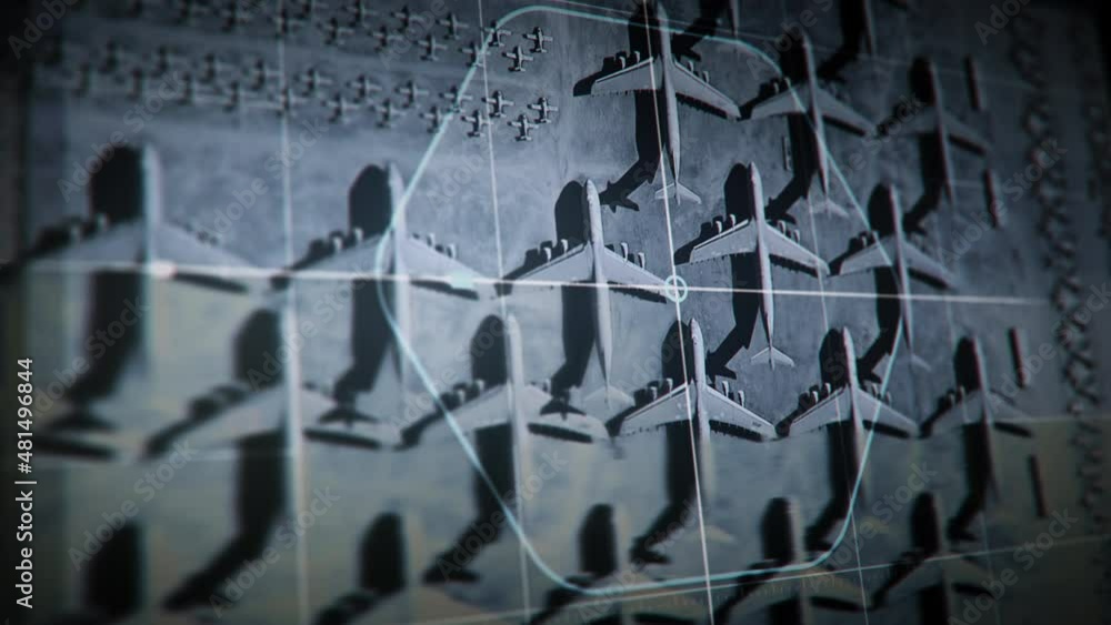 Sci-Fi Target Surveillance System Scanning Airplane Graveyard In USA ...