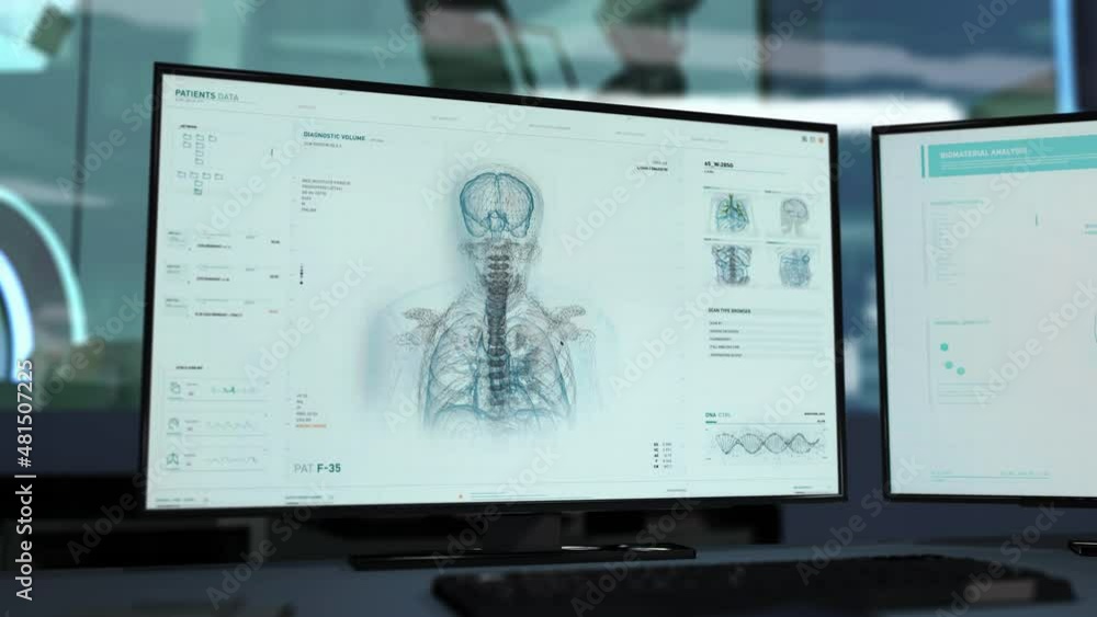 Using High Tech Health Care Scanner For Medical Diagnostic Analysis Of ...