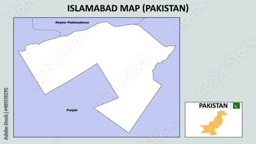Photo Video Store - Islamabad Map. Political map of Islamabad ...