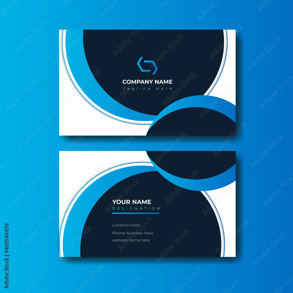 customizable high quality professional business card design sleek ...