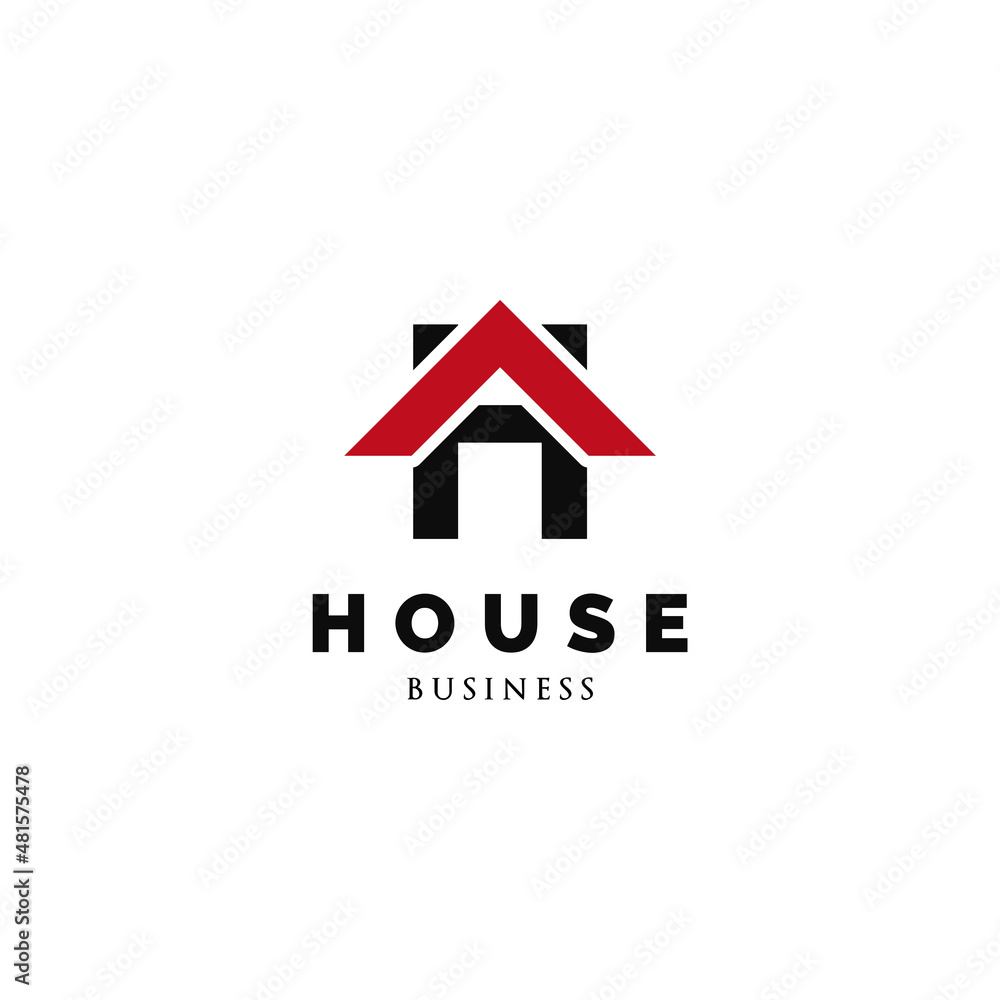 Initial letter H house icon logo design inspiration Stock Vector ...