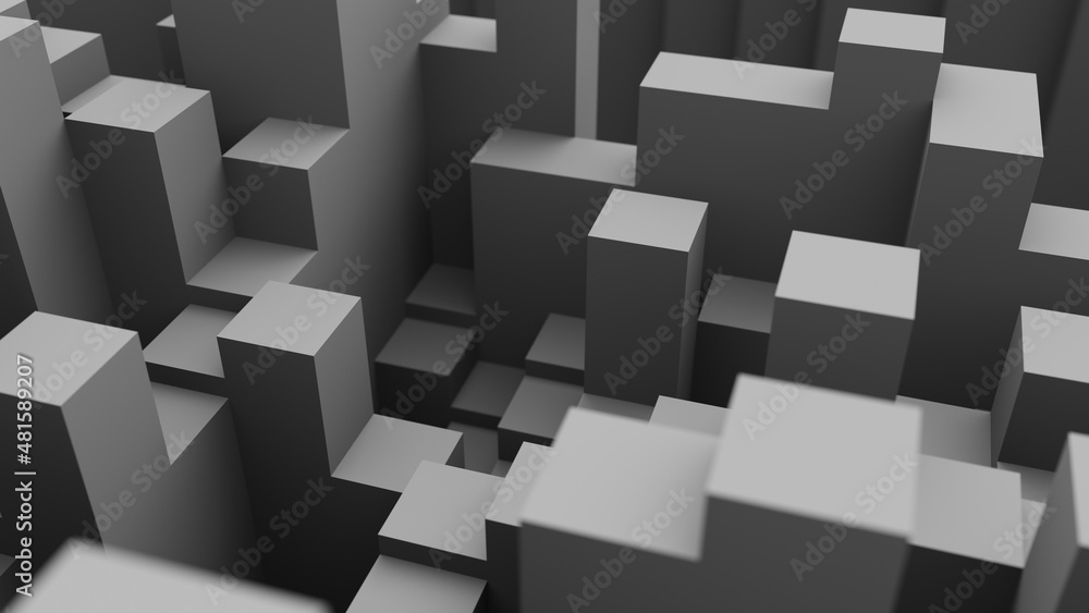 Height maps in a path tracing. Render. Stock Illustration | Adobe Stock