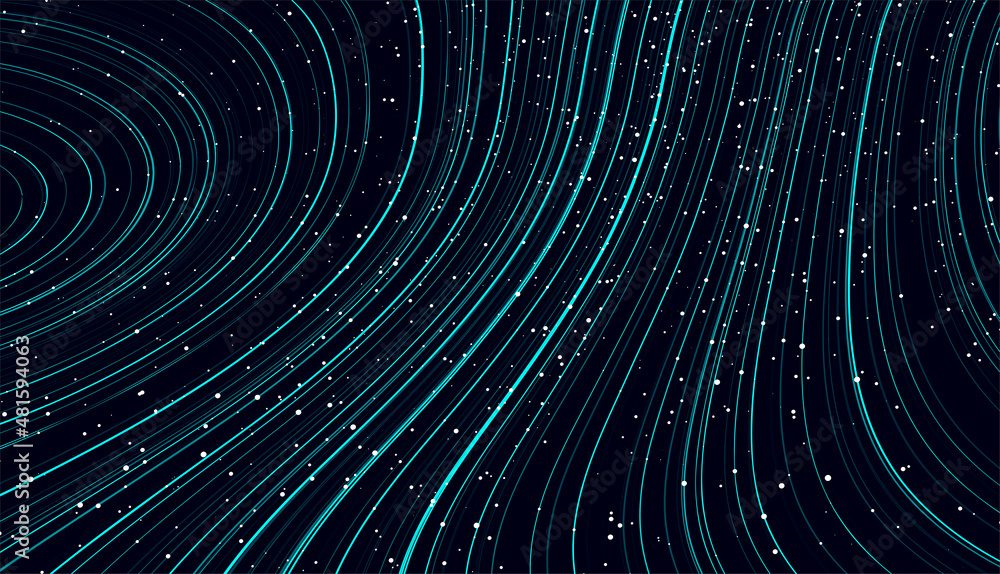Abstract flowing lines background for your design project. Vector ...