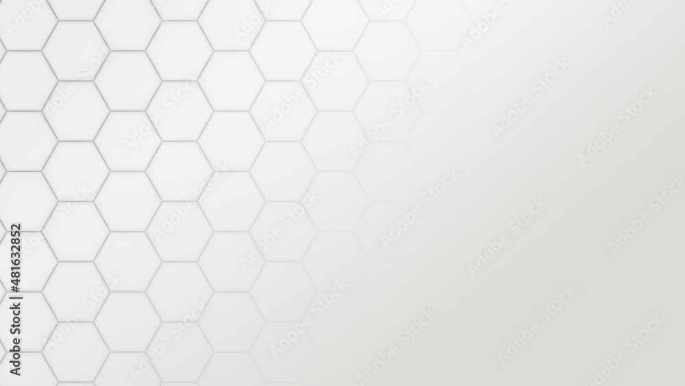 White Hexagon Honeycomb Fade Abstract Background for Business ...