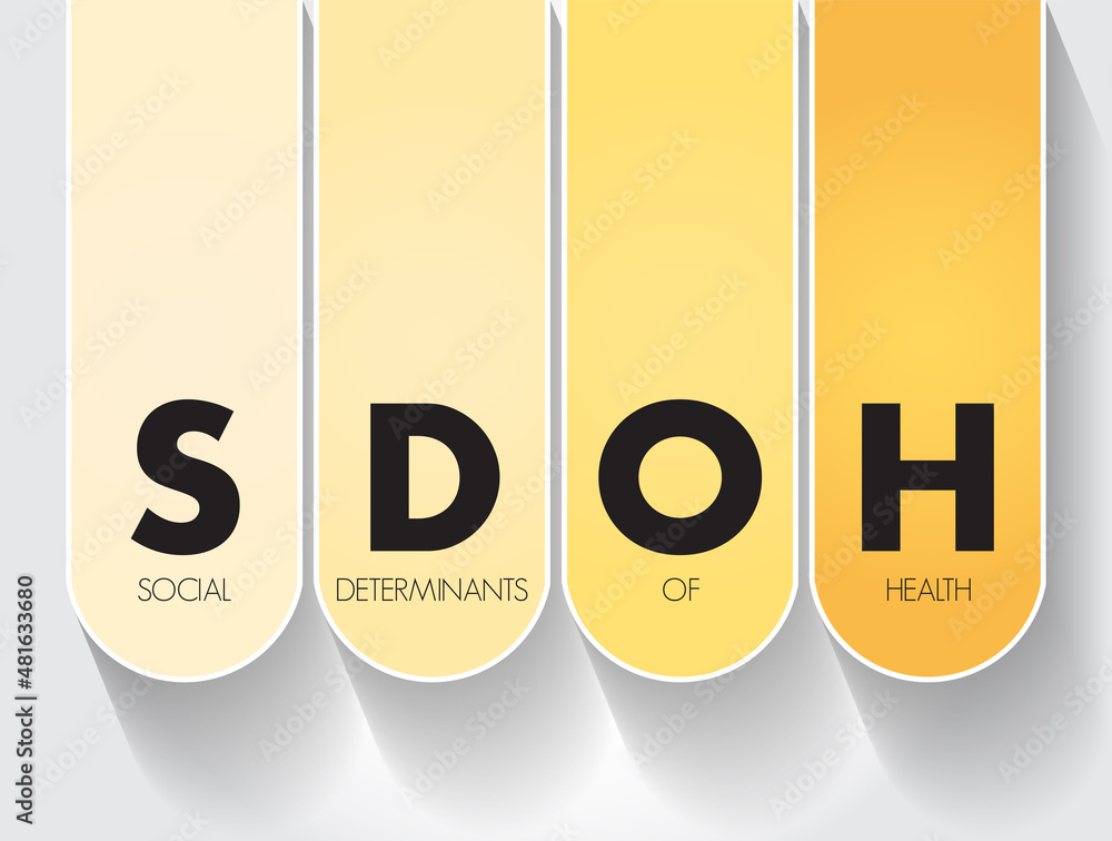 SDOH Social Determinants Of Health - economic and social conditions ...