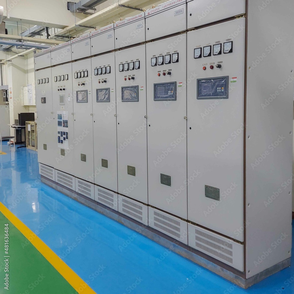 Electrical Room, medium and high voltage switcher, equipment, Stock ...