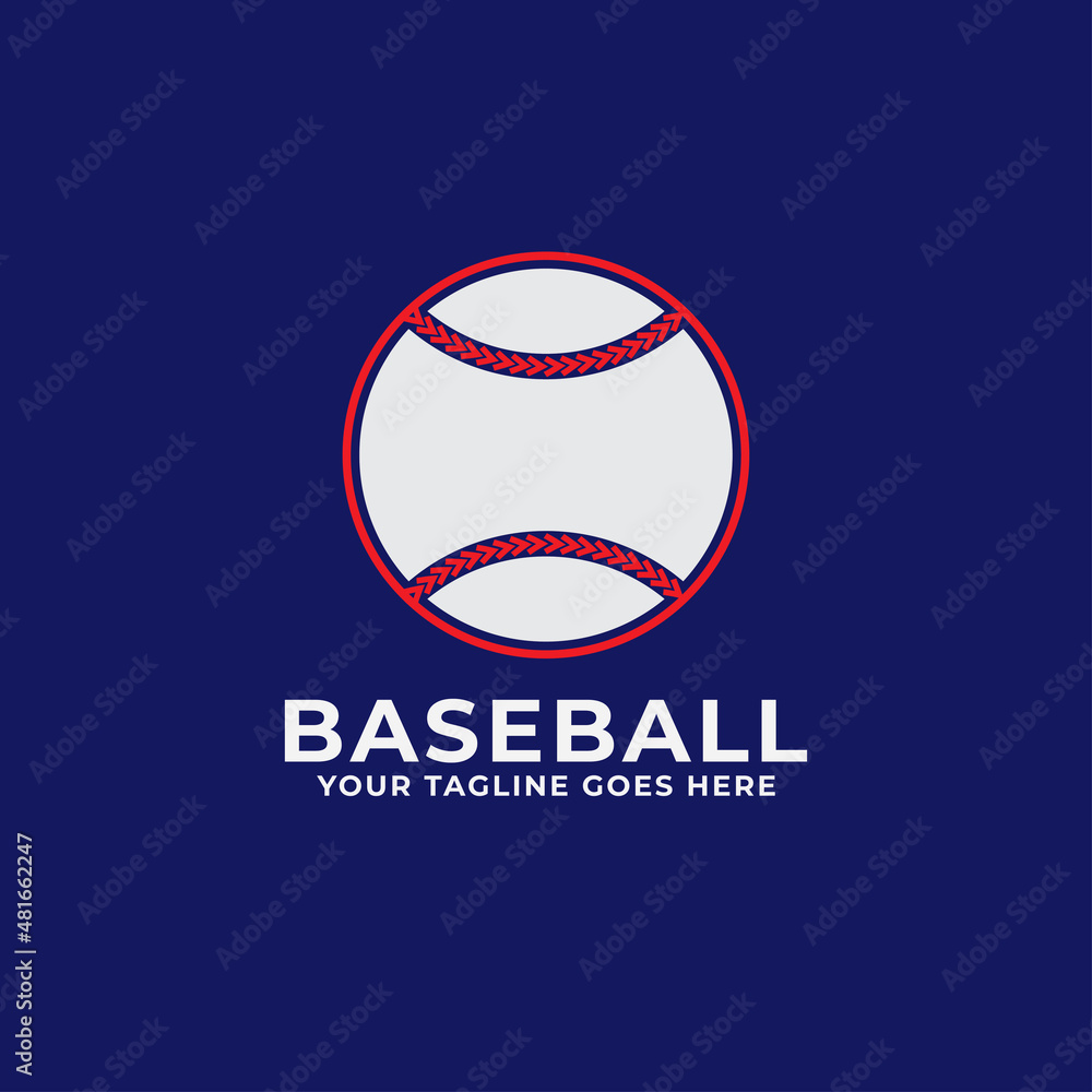 Baseball badge,sport logo,team identity,vector illustration. Stock ...
