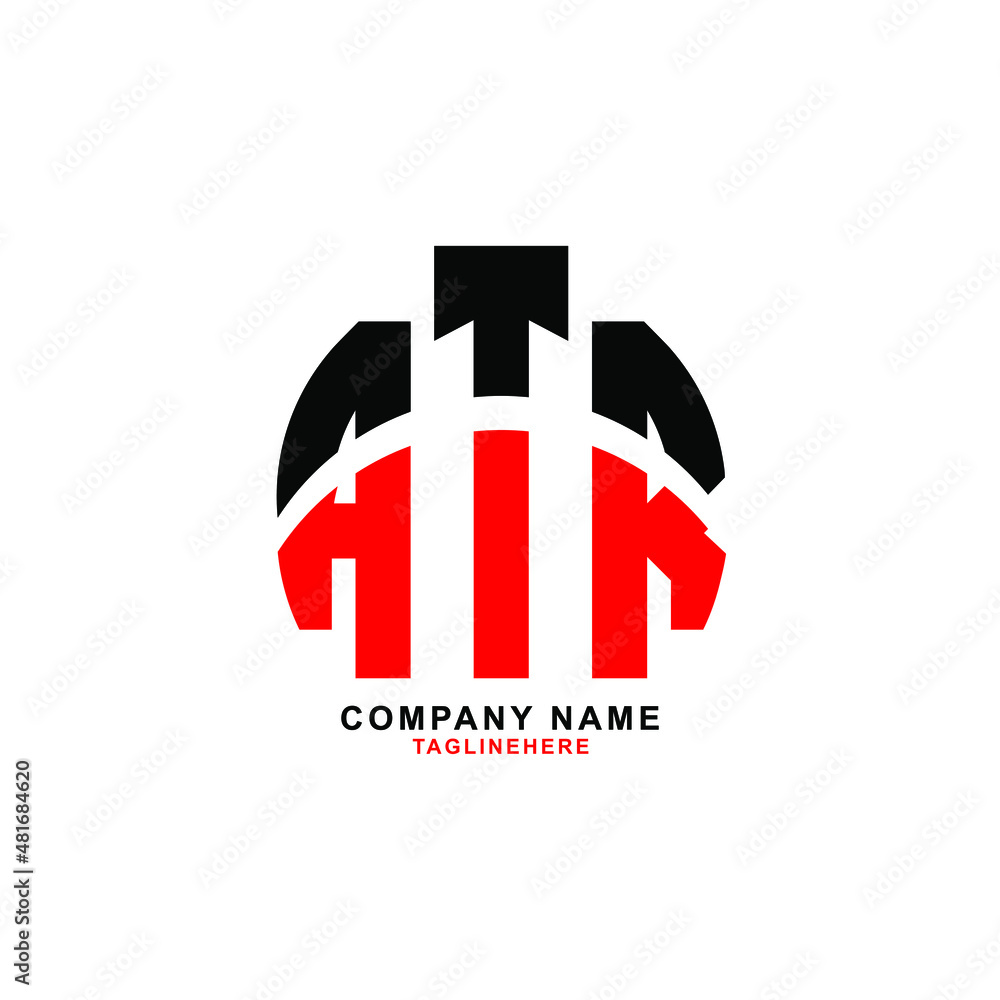 ATR letter design. ATR letter logo design with white background. ATR ...