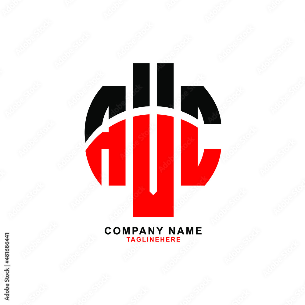 AVC letter design. AVC letter logo design with white background. AVC ...