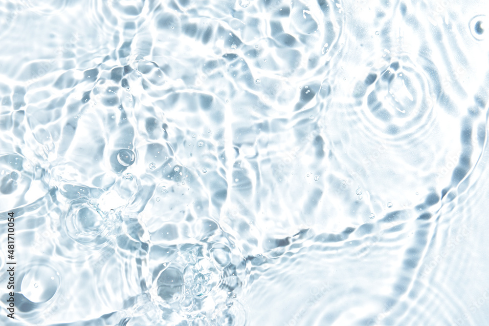 Texture of water on white background Stock Photo | Adobe Stock