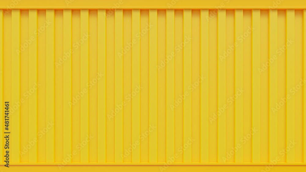 Side of the yellow container. Abstract background for put banner and ...