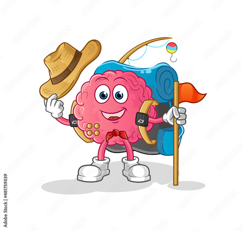 brain scout vector. cartoon character Stock Vector | Adobe Stock