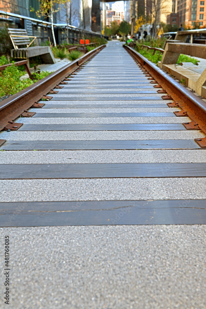High Line, elevated linear park, greenway and rail trail created on ...