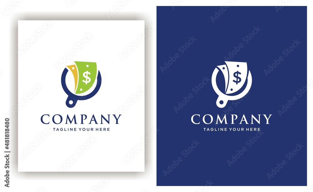 Money Logo design template vector, Finance logo design vector, Logo ...