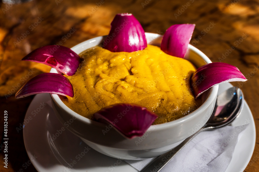 Fotka „Traditional food from Gran Canaria called Gofio Escaldado is to ...