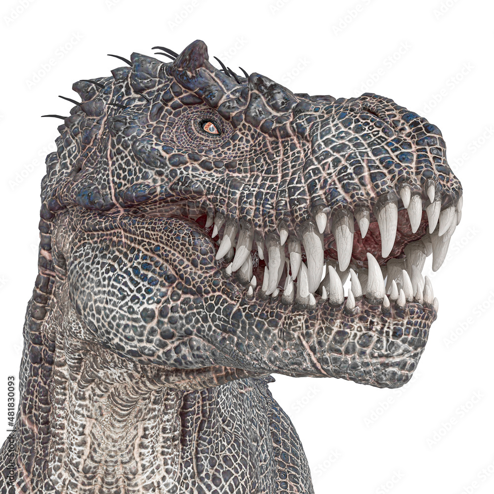 dinosaur monster profile id picture Stock Illustration | Adobe Stock