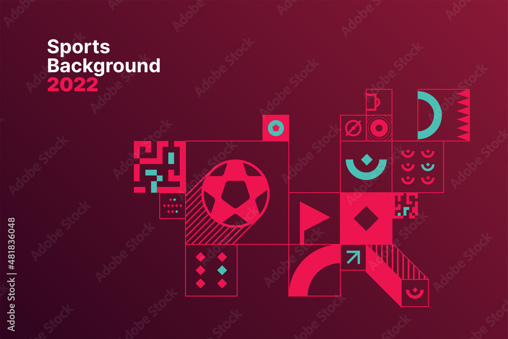 Sports background for event, tournament, invitation, or awards. Layout ...