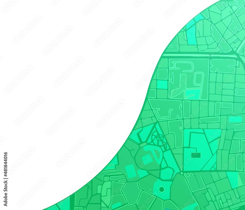 background image of a green city map for a clean and ecologlogical ...