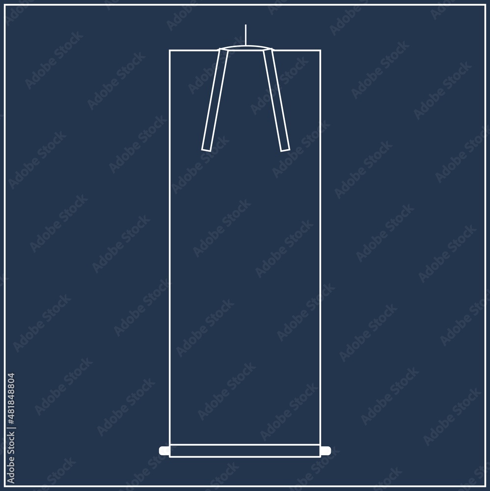 Hanging scroll Stock Illustration | Adobe Stock