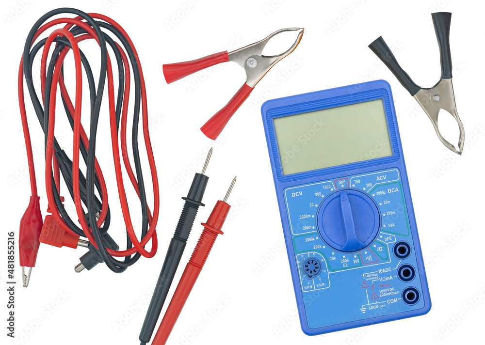 crocodile clip wire clamps for recharge battery car and Multimeter ...