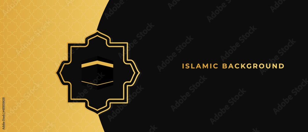 Islamic Background, Muslims greeting card, invitation, poster, banner ...