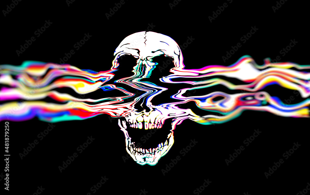 Trippy Melting Background