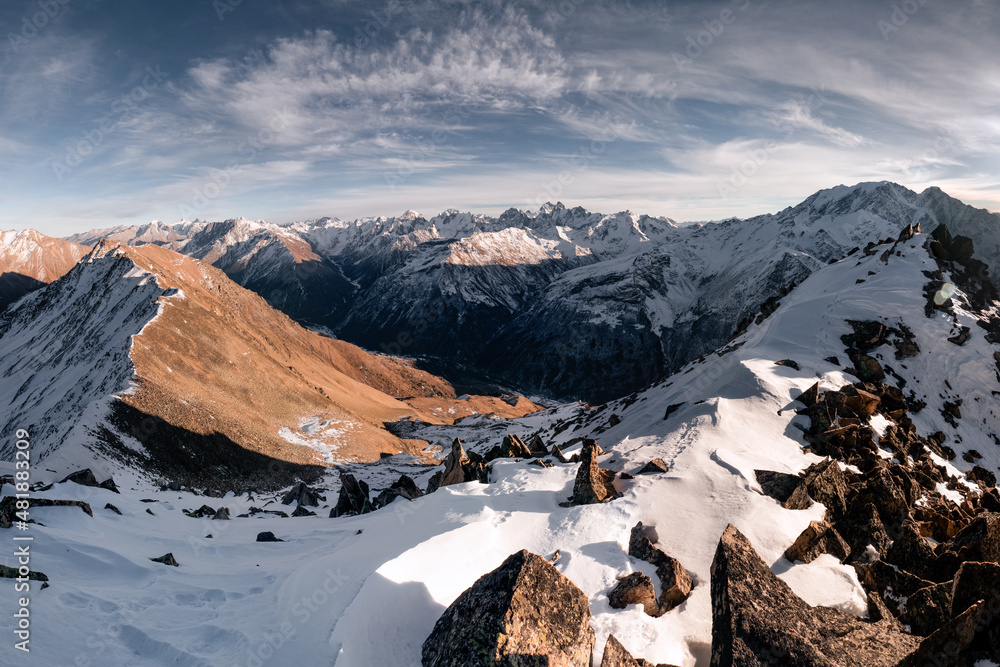 Caucasus Mountain Range