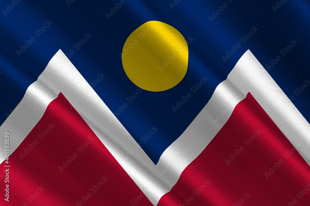 Flag of Denver is a consolidated city and county, the capital, and most ...
