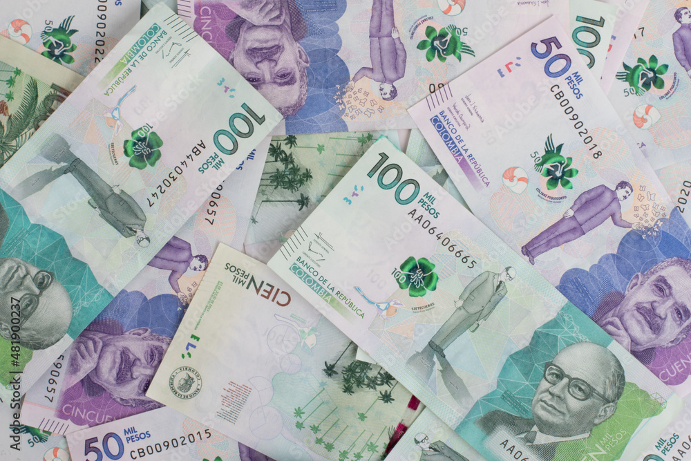 Dinero Colombiano - colombian money Stock Photo | Adobe Stock