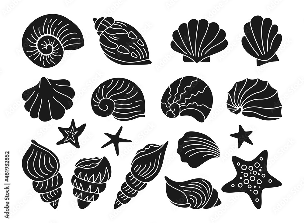 Shell Stencil Printable
