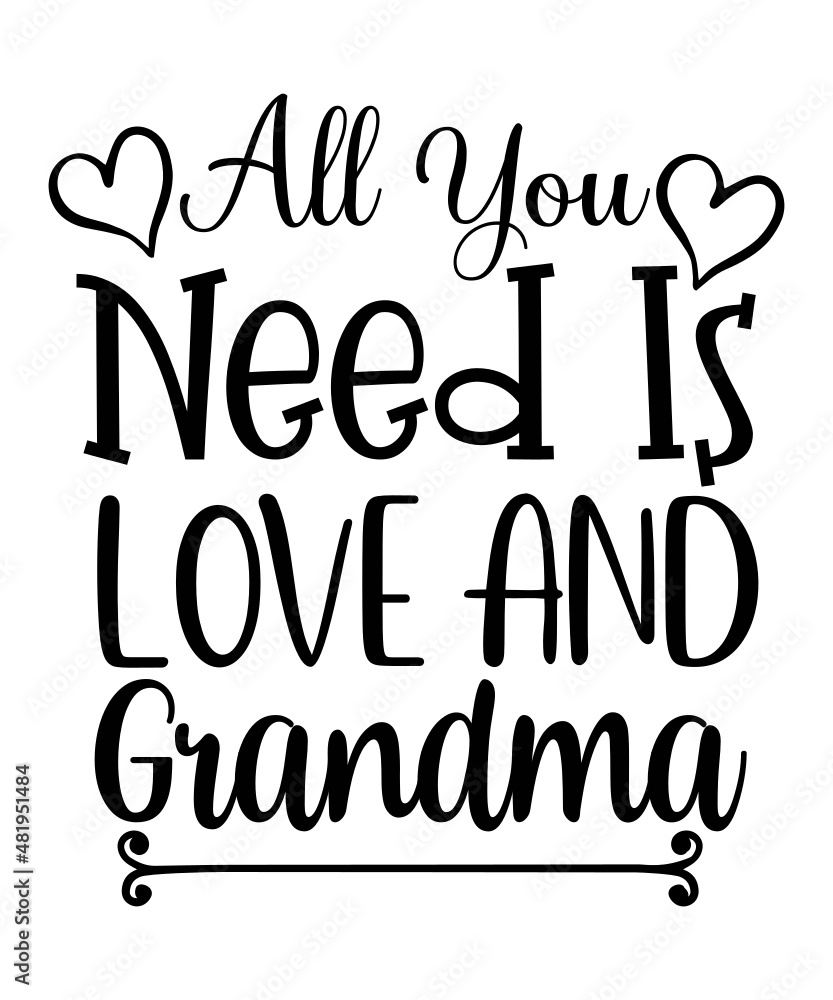 Grandma Svg Bundle, Granny Svg, Grandkids Svg, Grandmother Svg, Blessed ...