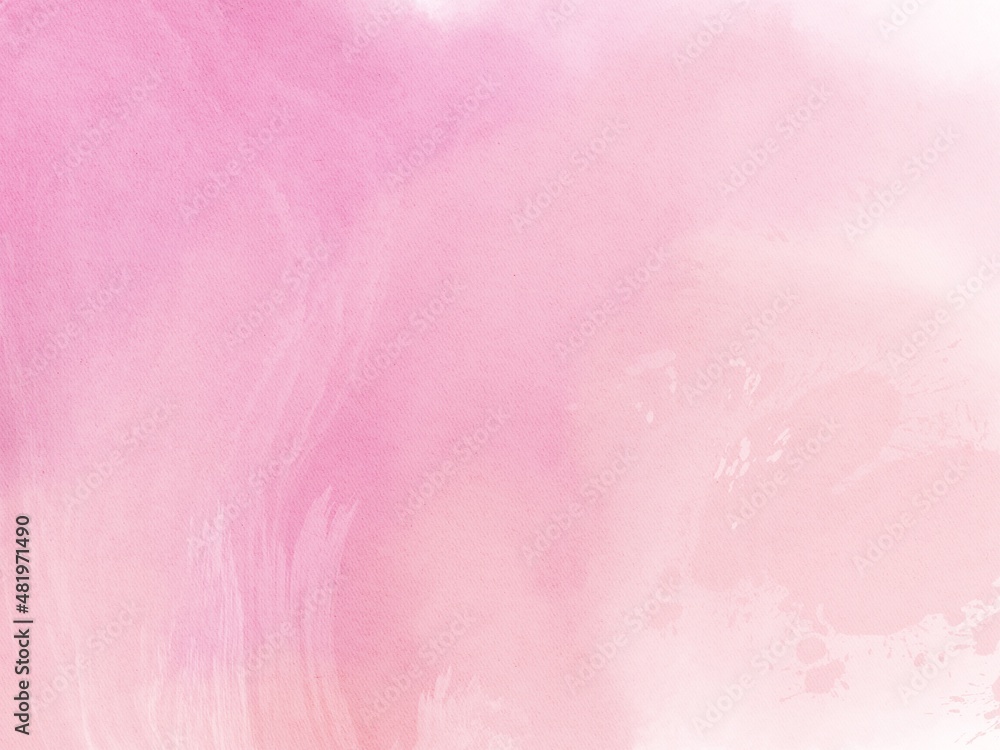 abstract pink watercolor background with space for text, simple ...