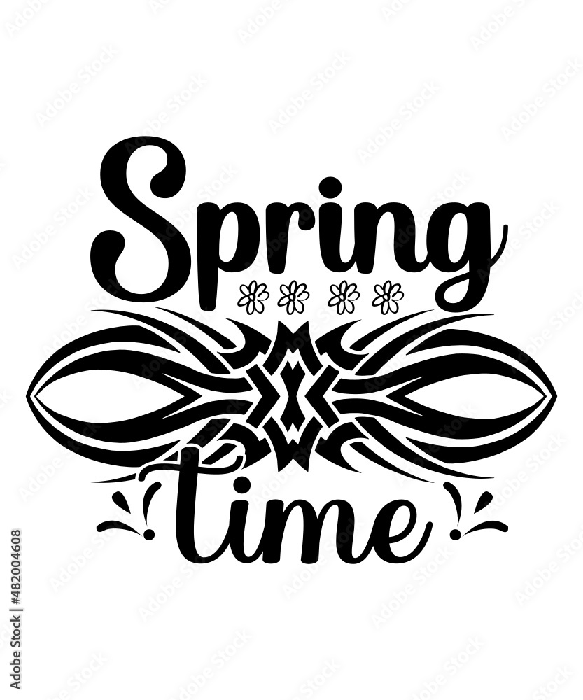 Spring svg, Truck with flowers svg, Truck with blooms svg, Happy Spring ...