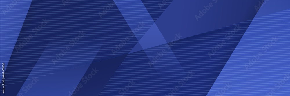 Display abstract blue wide banner design background. Abstract banner ...