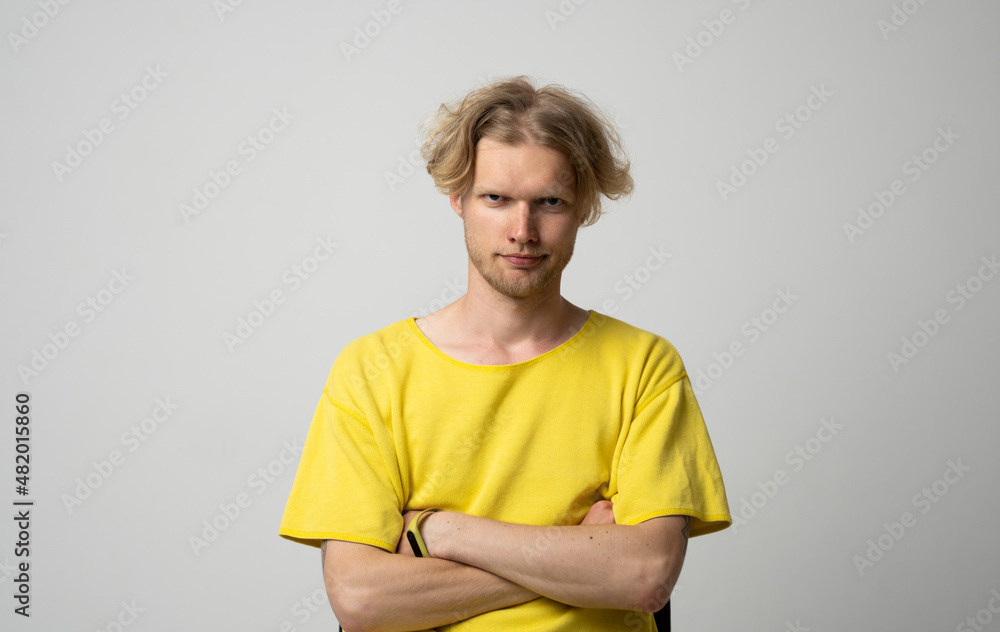 Closeup portrait of skeptical man looking suspicious, some disgust on ...