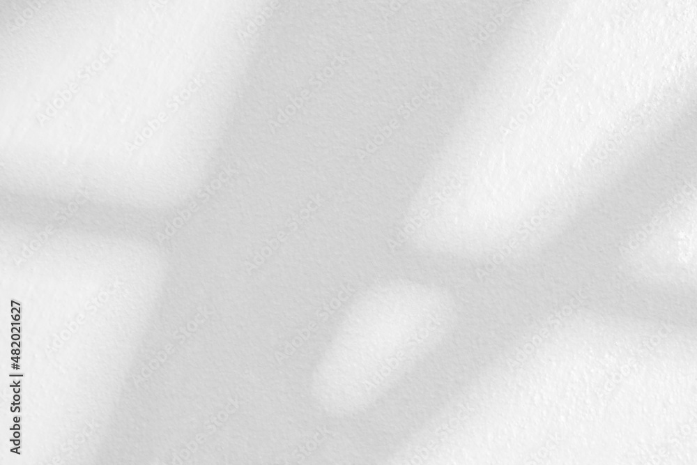 Gray window shadow and light blur abstract background on white wall ...