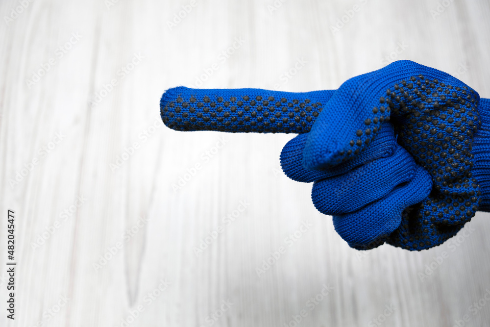 body language. Gestures. The finger points. Press with your finger ...